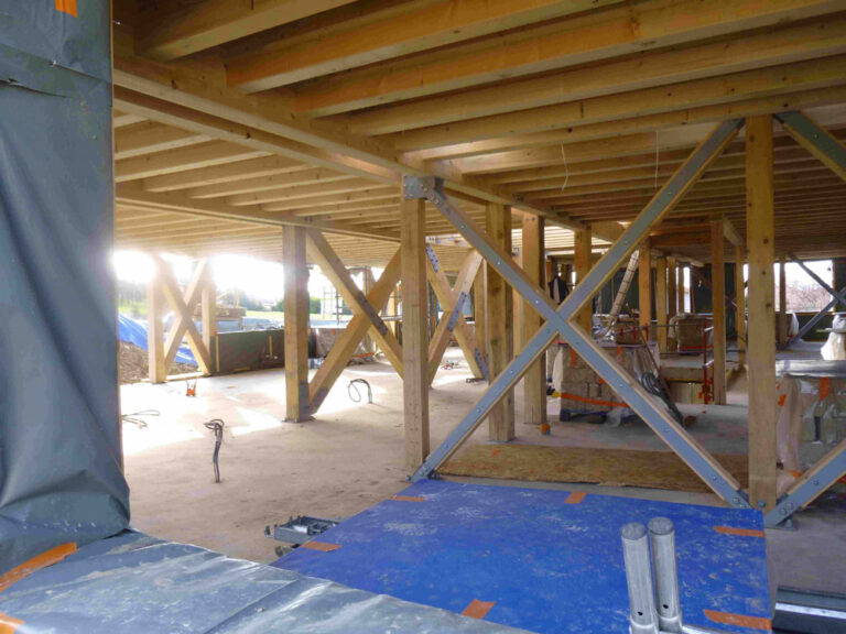 Les Croix de St André, un élément clé de l’ossature bois de nos nouveaux locaux – Enertech